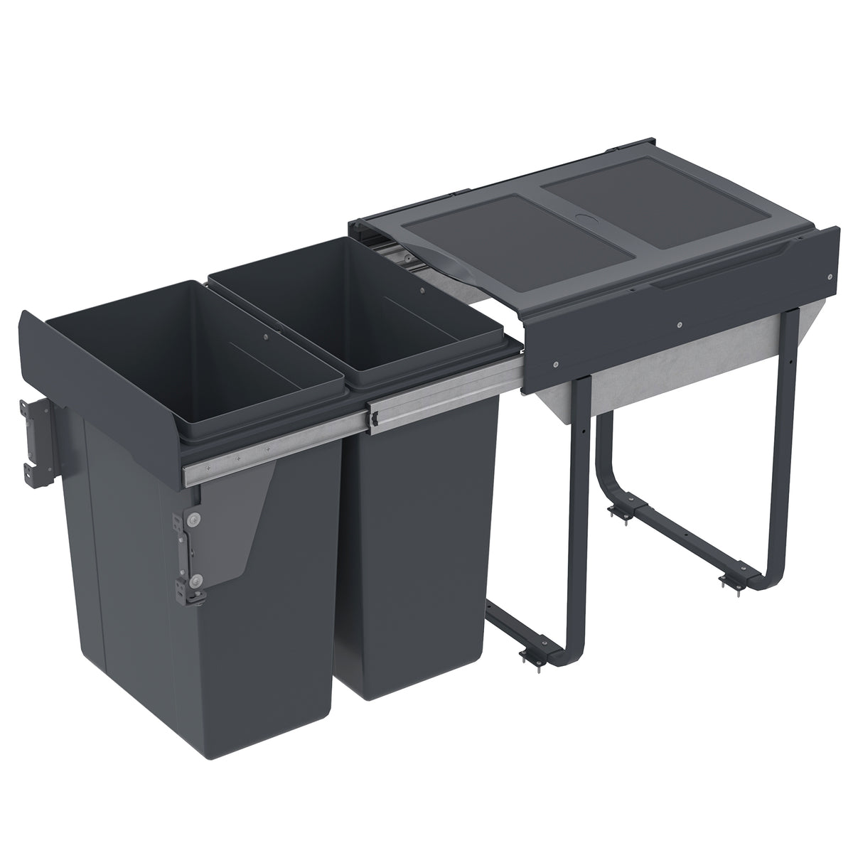 17" Double 30L / 8 Gallons Pull Out Waste Containers — Modket